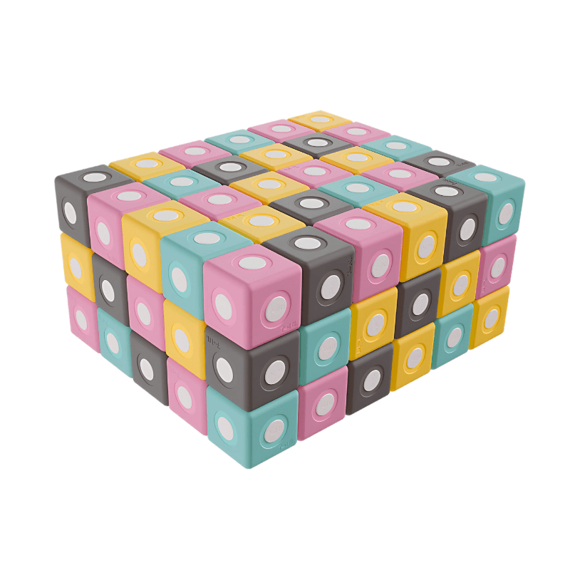 TUKI Big Magnetic Blocks Set - Smart 100 – The Sensory Supply